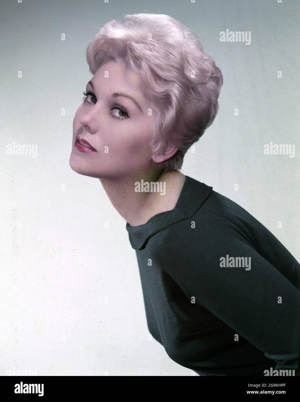 KIM NOVAK circa 1957 Colour Portrait publicity for Columbia Pictures ...