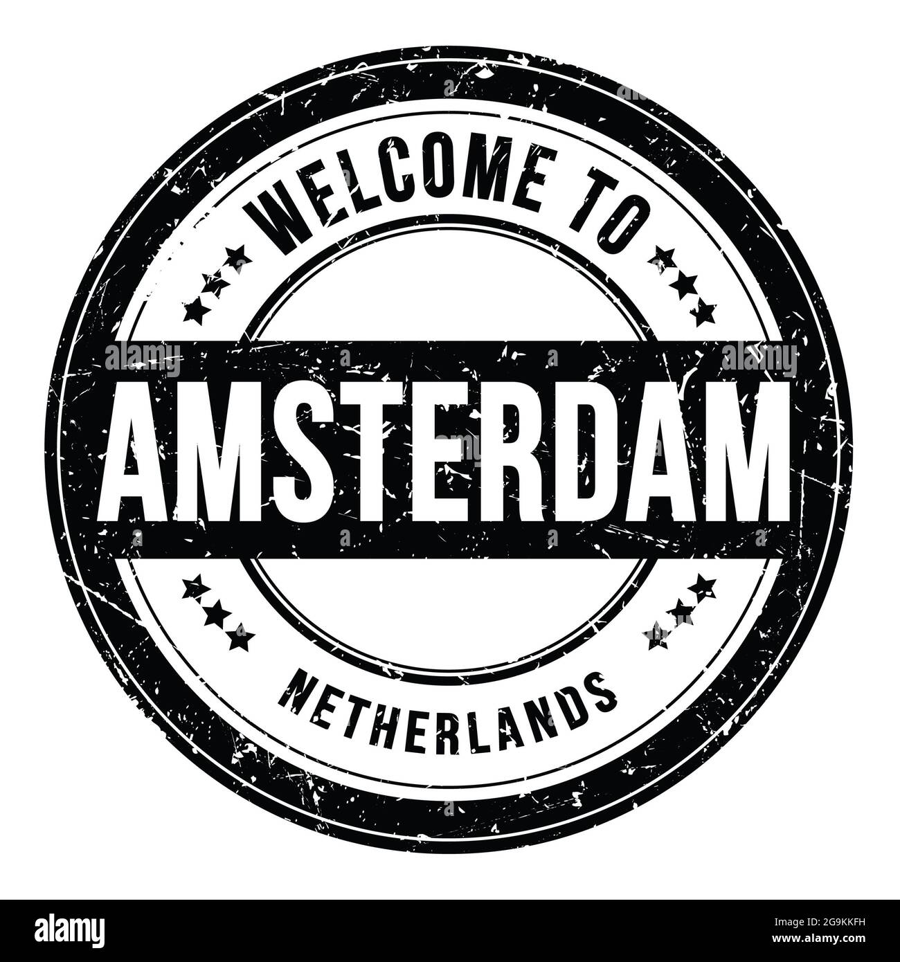 Welcome to amsterdam Cut Out Stock Images & Pictures - Alamy