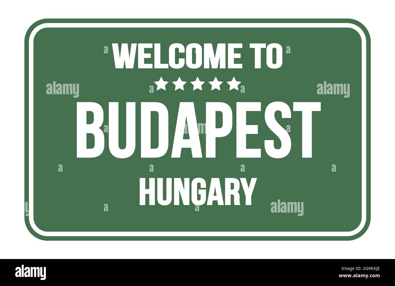 Welcome budapest stamp hi-res stock photography and images - Alamy