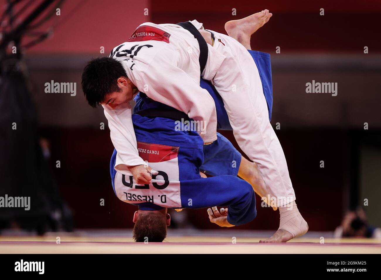 Tokyo, Japan. 27th July, 2021. Judo: Olympia, preliminary bout, - 81 kg ...