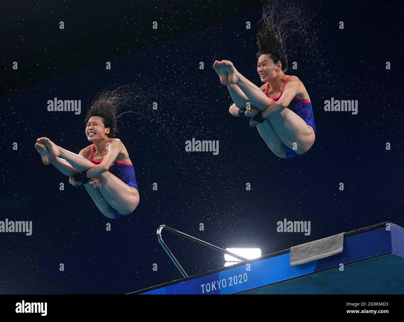 Tokyo, Japan. 27th July, 2021. Arai Matsuri and Itahashi Minami of ...