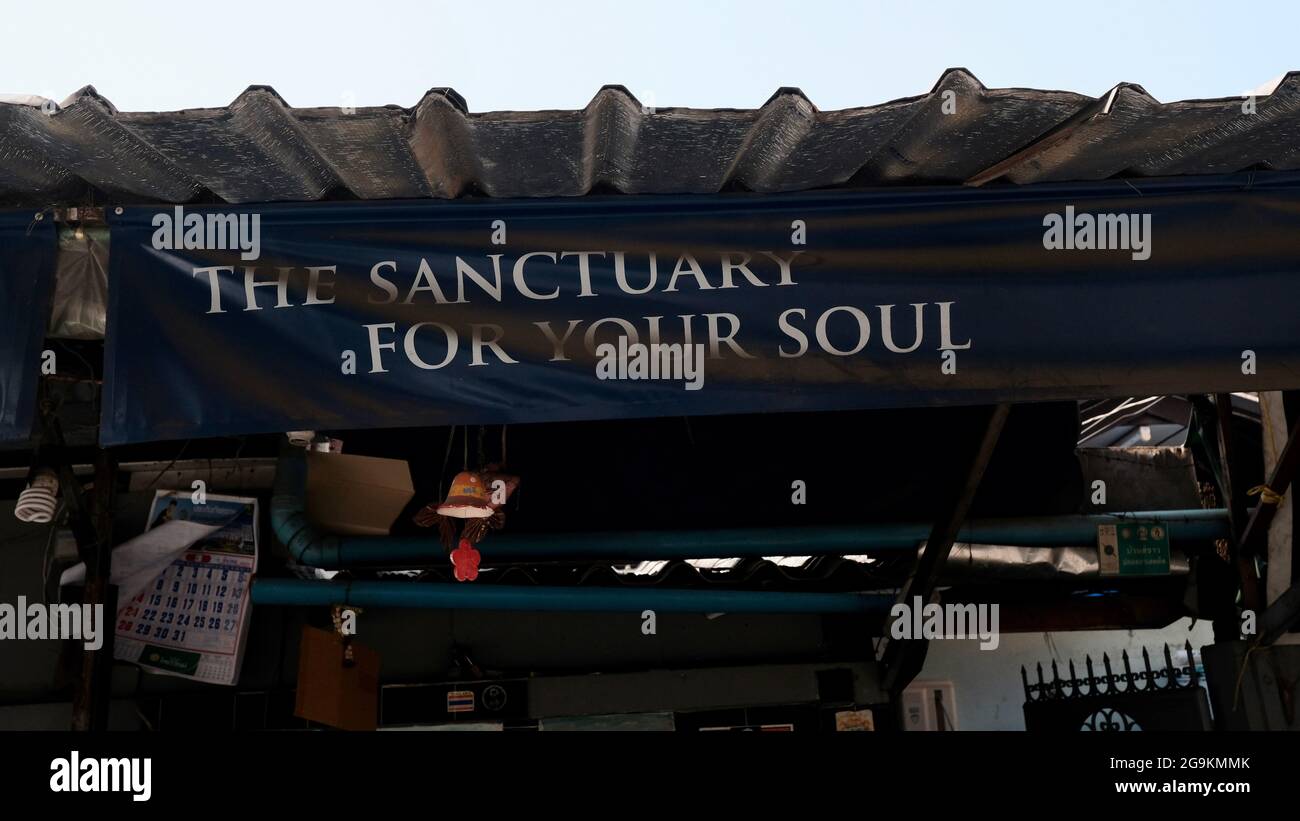 Chee Chin Khor Temple and Pagoda Tropical Khlong San Bangkok Thailand ...