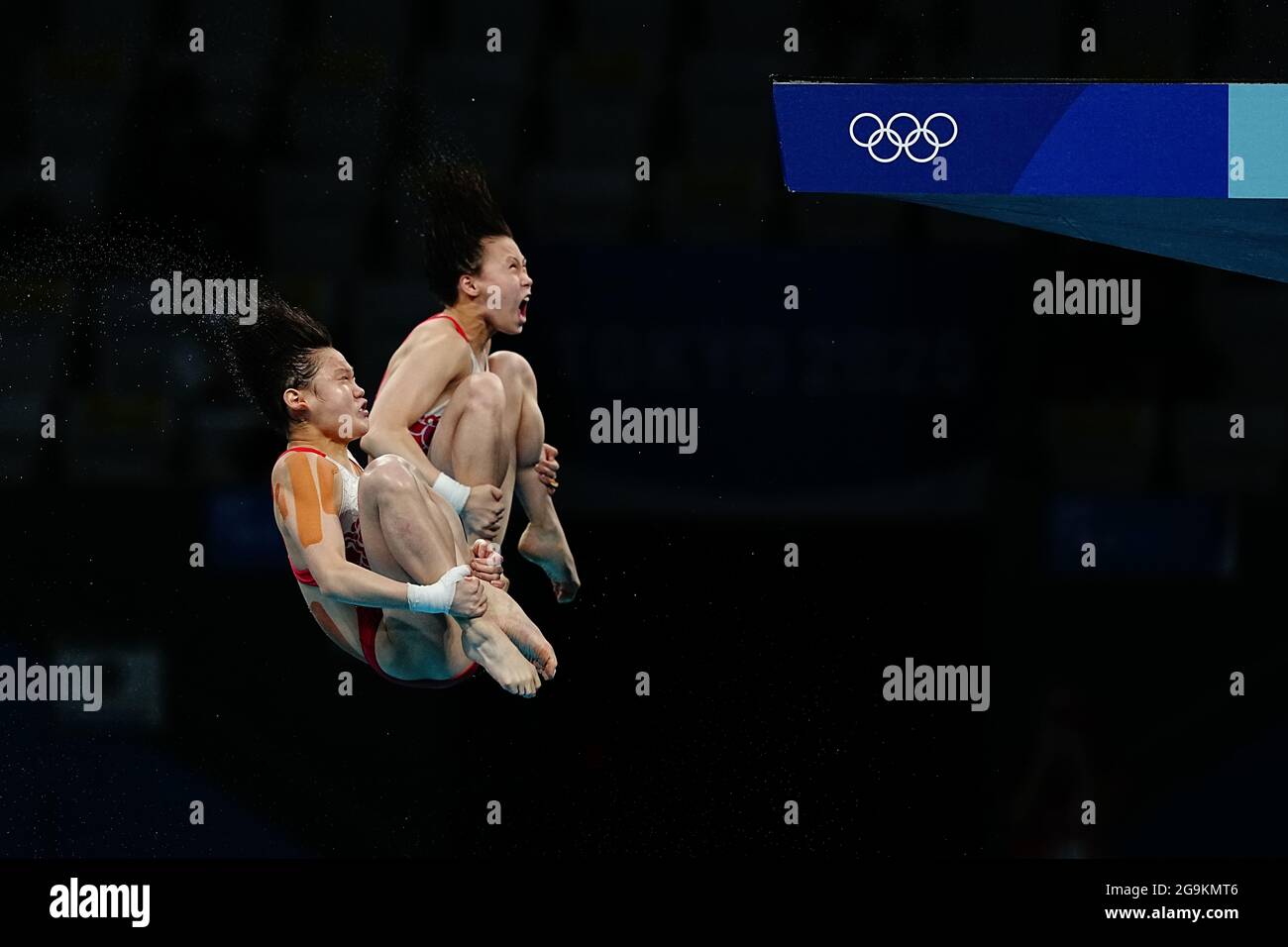 Tokyo, Japan. 27th July, 2021. Swimming: Olympics, finals, water diving ...