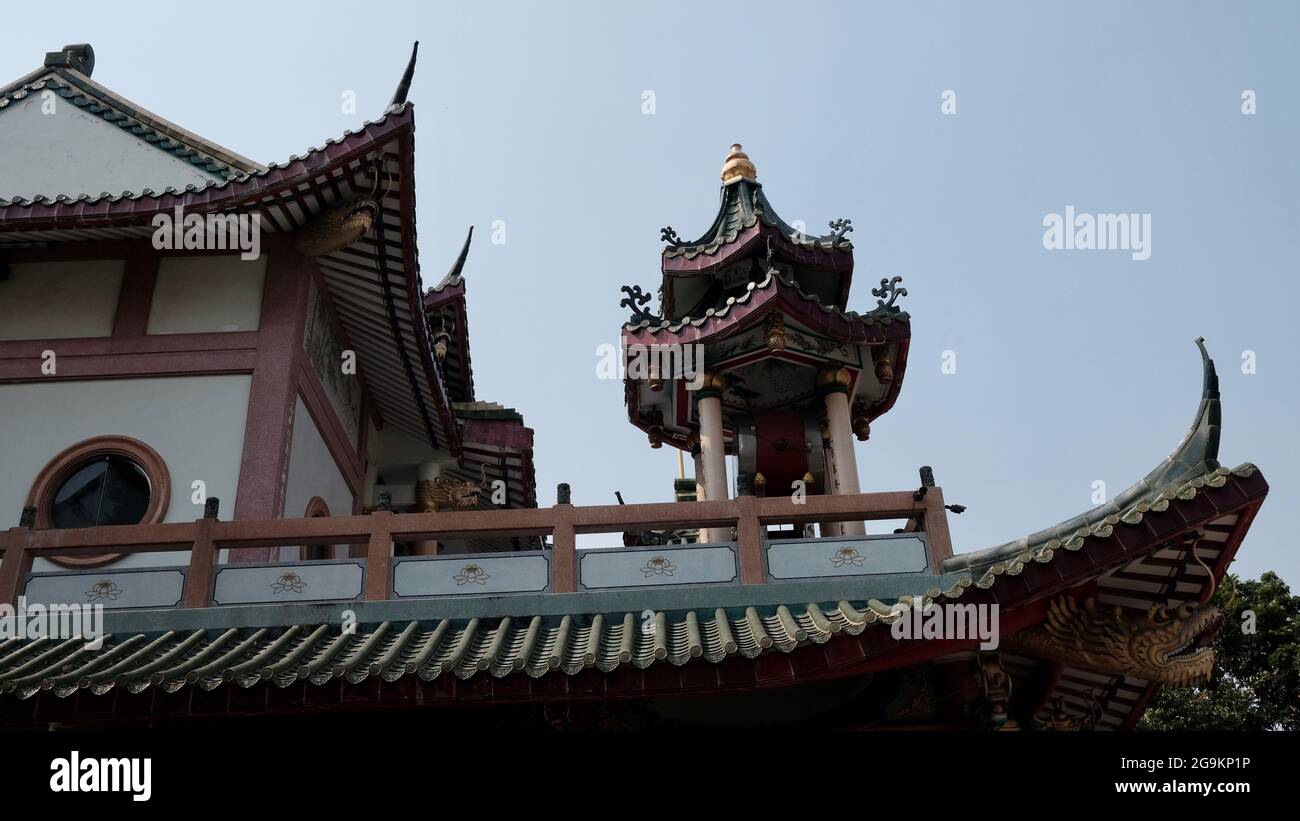 Chee Chin Khor Temple and Pagoda Tropical Khlong San Bangkok Thailand ...