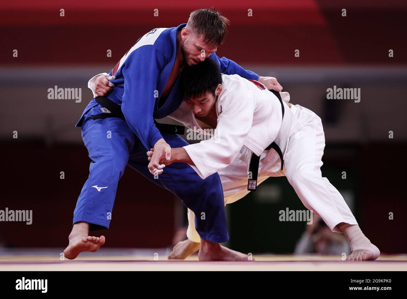 Tokyo, Japan. 27th July, 2021. Judo: Olympia, preliminary bout, - 81 kg ...
