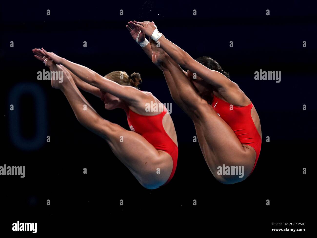 USA's Jessica Parratto and Delaney Schnell during the Women's ...