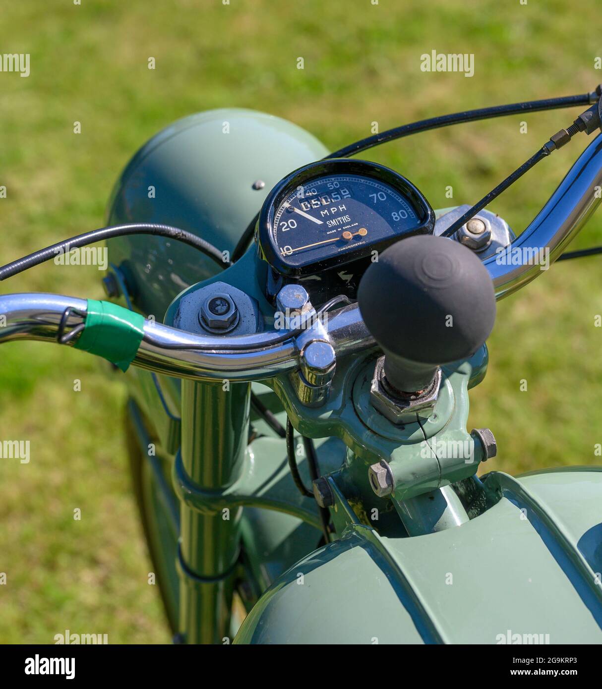 The 1955 D1 125cc BSA Bantam Motorcycle in original Mist Green colour ...