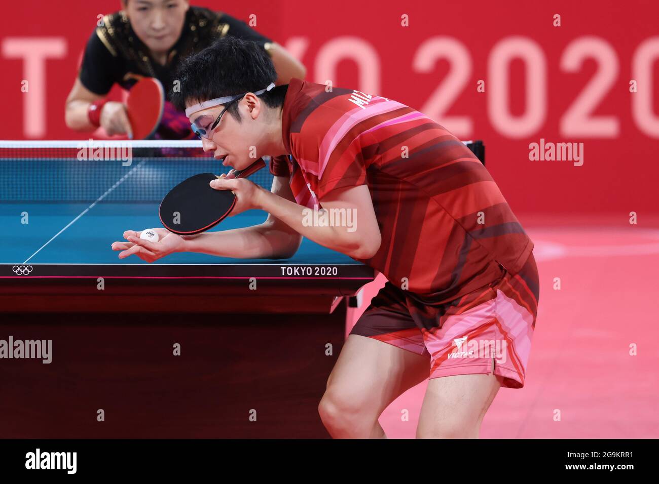 Tokyo, Japan. 26th July, 2021. Jun Mizutani (JPN) Table Tennis : Mixed ...