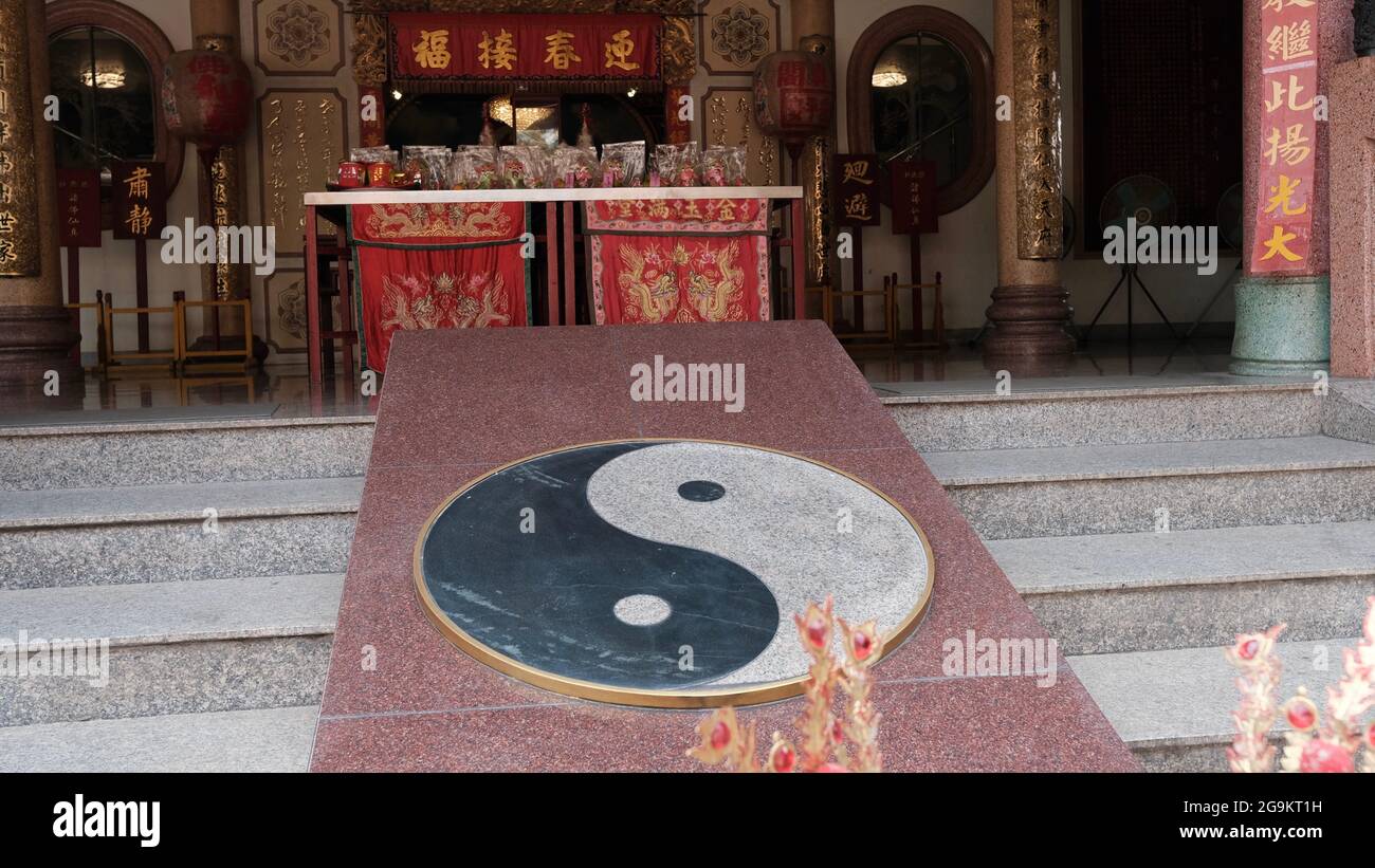 Chee Chin Khor Temple and Pagoda Tropical Khlong San Bangkok Thailand ...