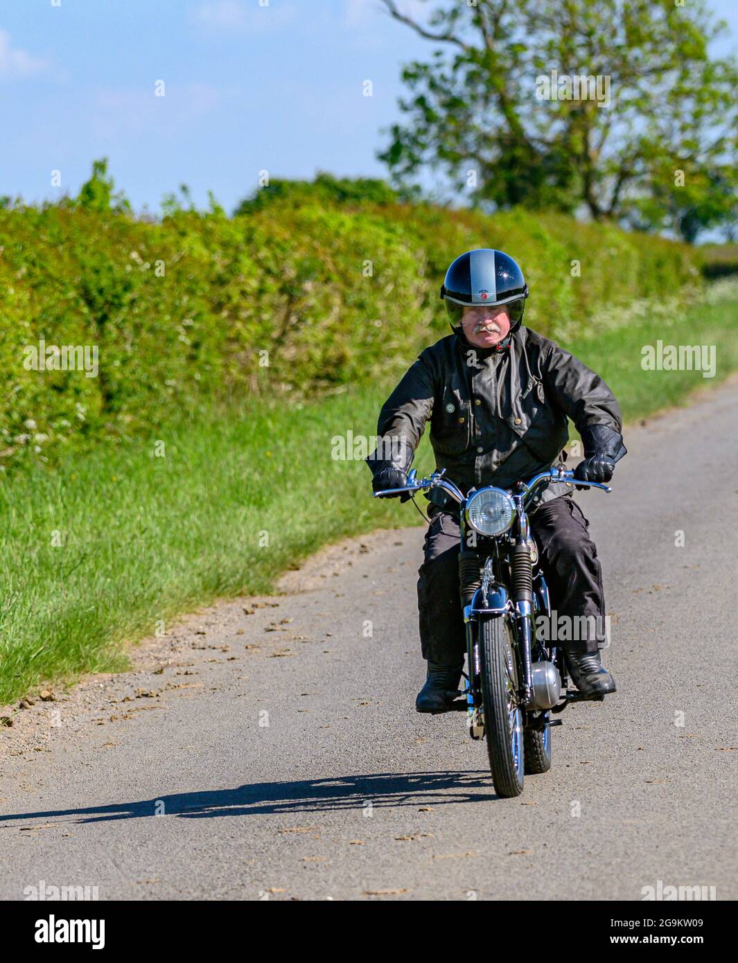 The 1966 D14/4 175cc BSA Bantam Motorcycle, a popular vintage ...