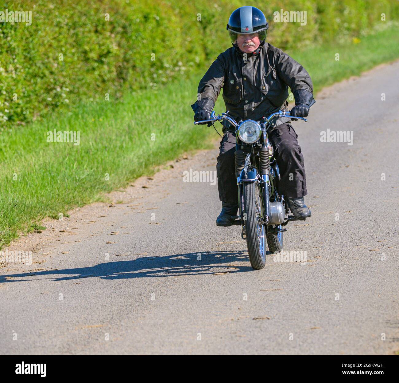 The 1966 D14/4 175cc BSA Bantam Motorcycle, a popular vintage ...