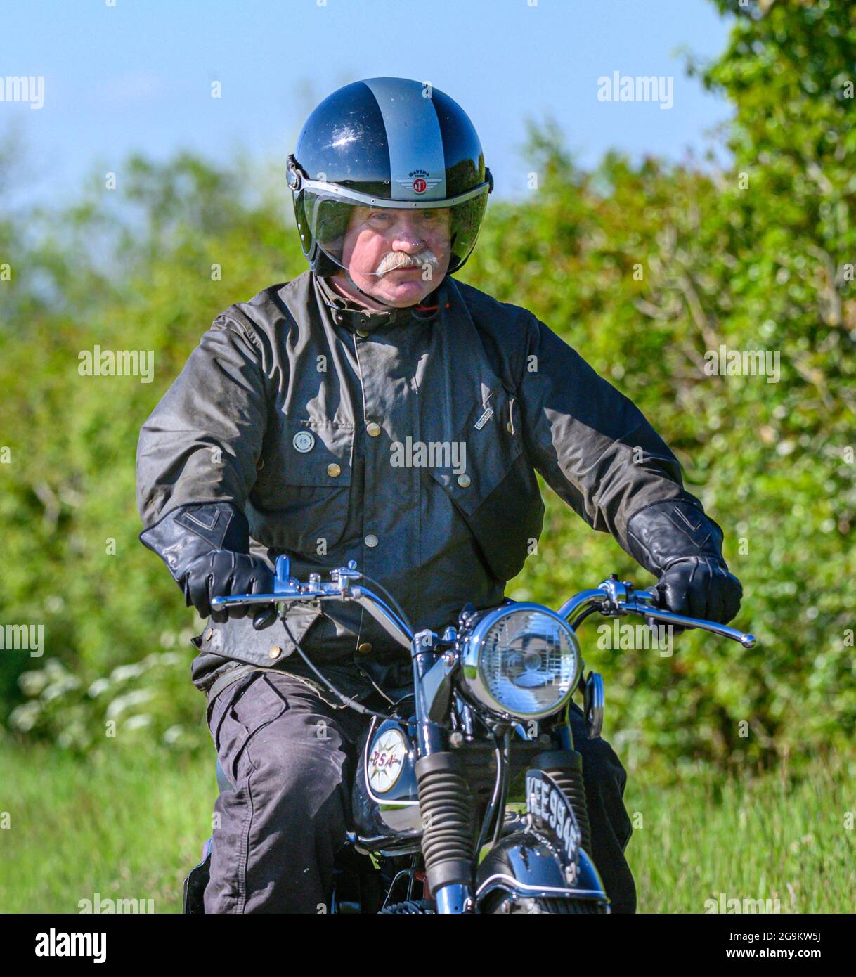 The 1966 D14/4 175cc BSA Bantam Motorcycle, a popular vintage ...