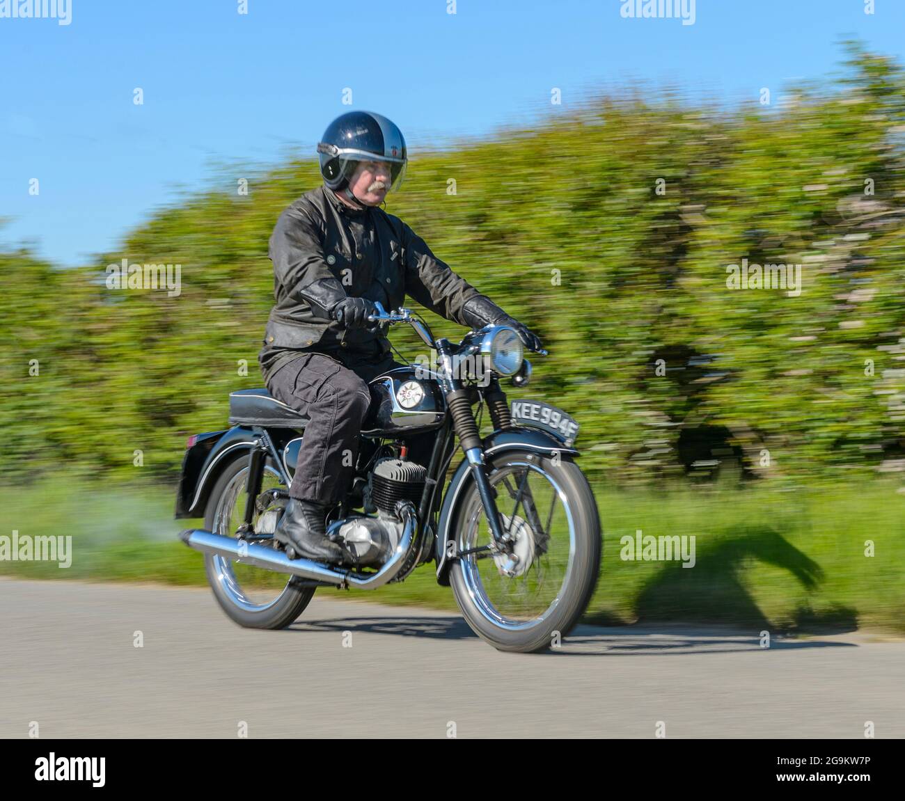 The 1966 D14/4 175cc BSA Bantam Motorcycle, a popular vintage ...