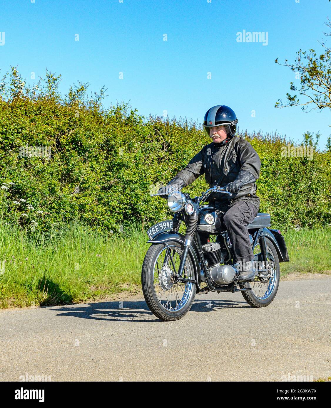 The 1966 D14/4 175cc BSA Bantam Motorcycle, a popular vintage ...