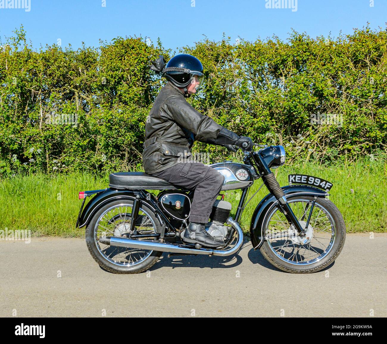 The 1966 D14/4 175cc BSA Bantam Motorcycle, a popular vintage ...