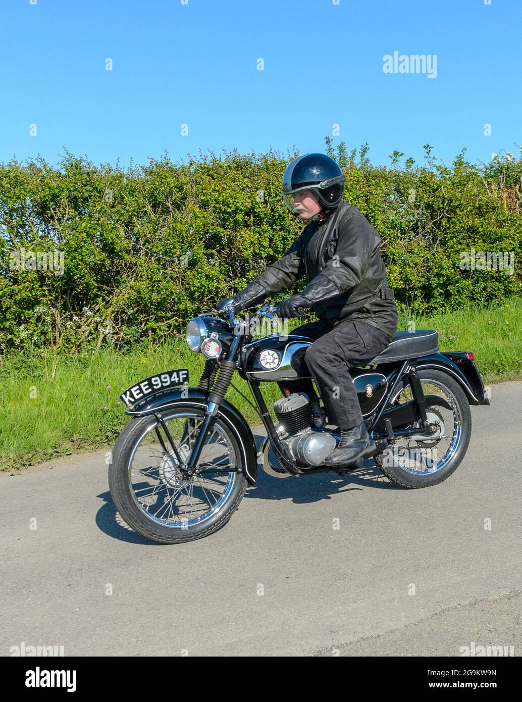 The 1966 D14/4 175cc BSA Bantam Motorcycle, a popular vintage ...
