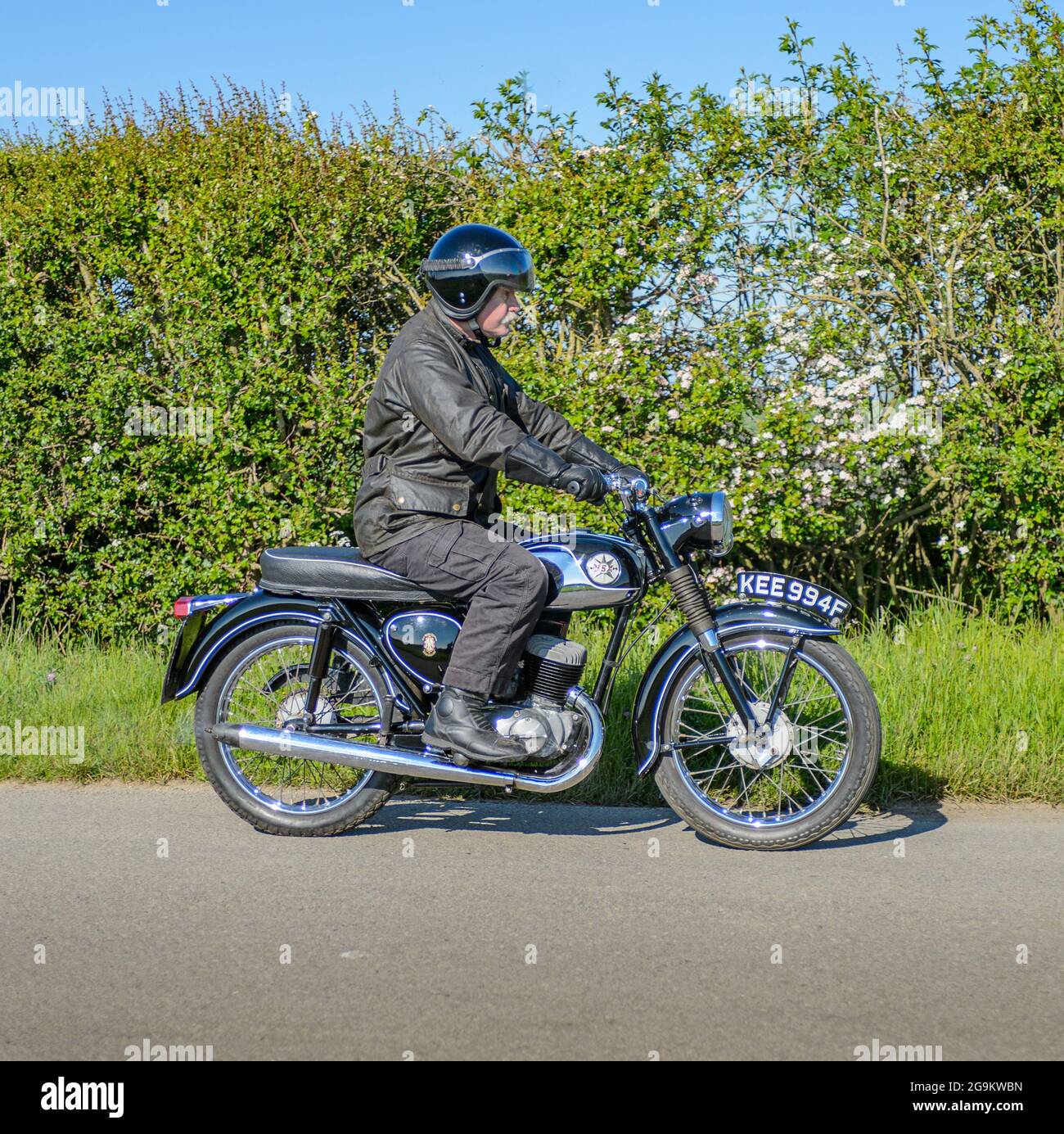 The 1966 D14/4 175cc BSA Bantam Motorcycle, a popular vintage ...