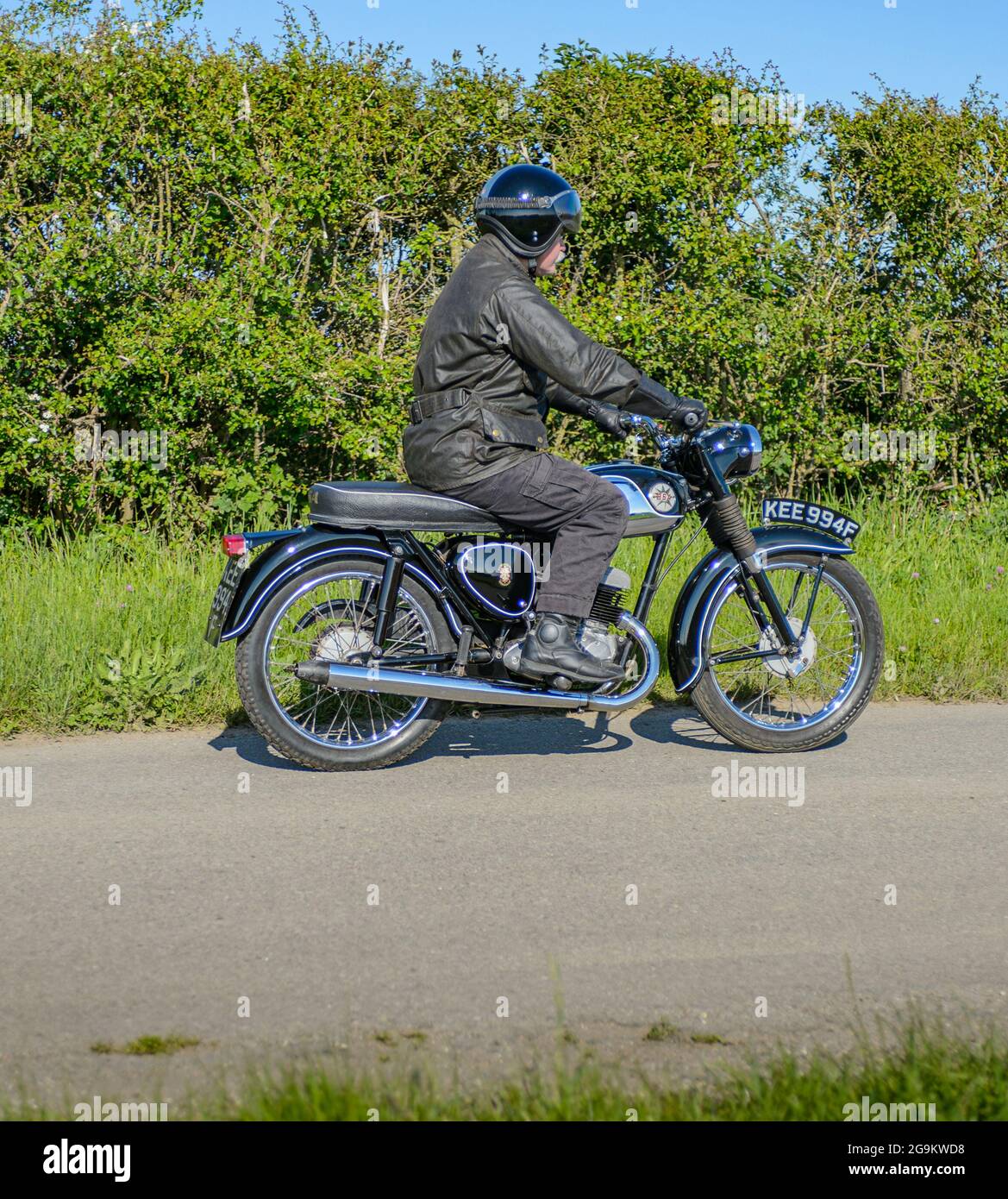 The 1966 D14/4 175cc BSA Bantam Motorcycle, a popular vintage ...