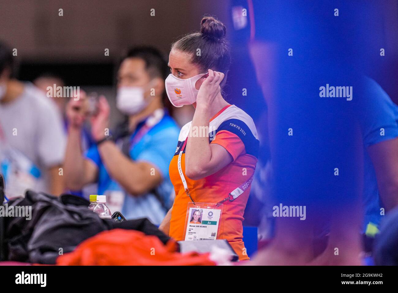 Tokyo, Japan. 27th July, 2021. TOKYO, JAPAN - JULY 27: Doctor Moniek ...
