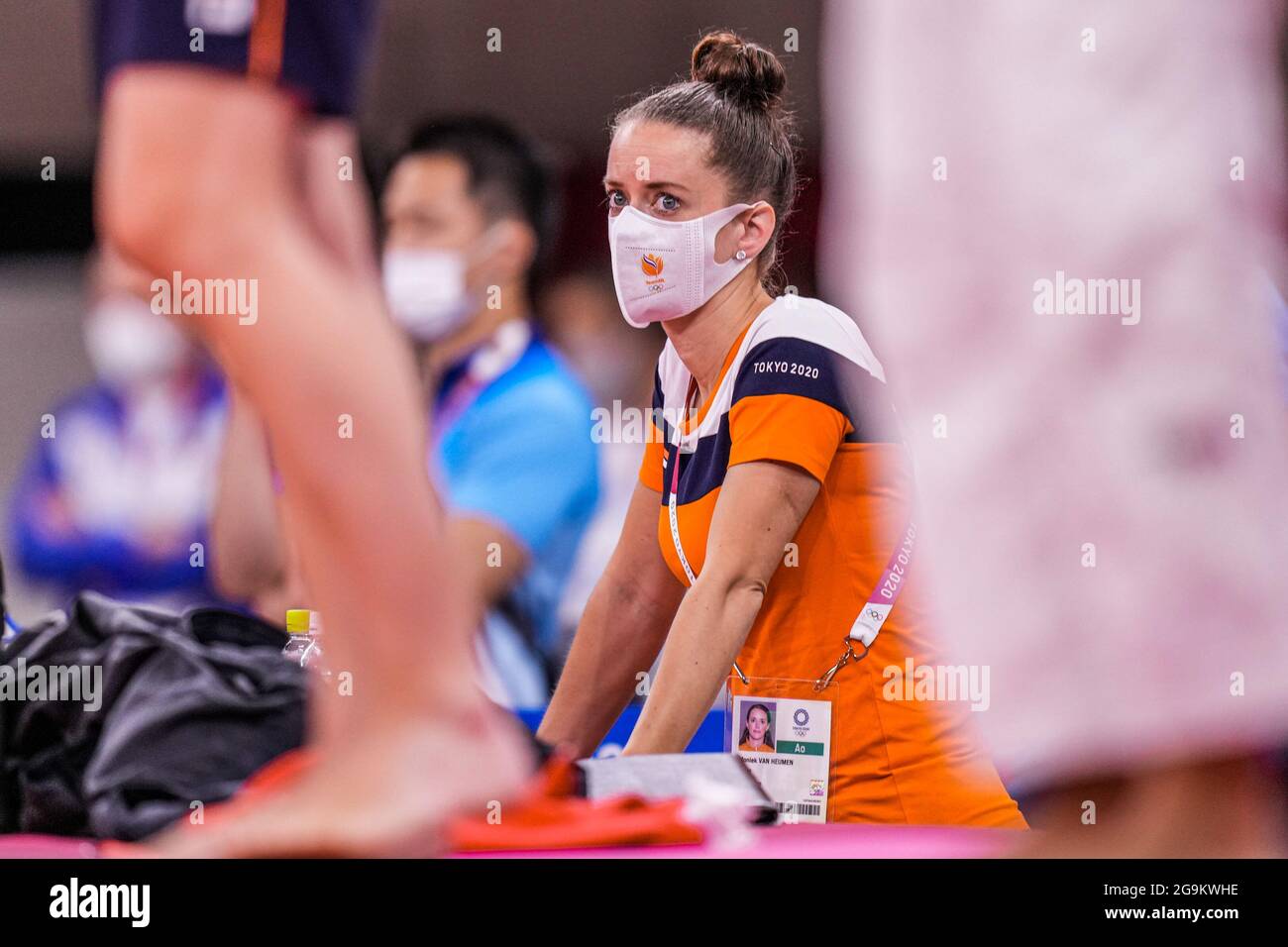 Tokyo, Japan. 27th July, 2021. TOKYO, JAPAN - JULY 27: Doctor Moniek ...