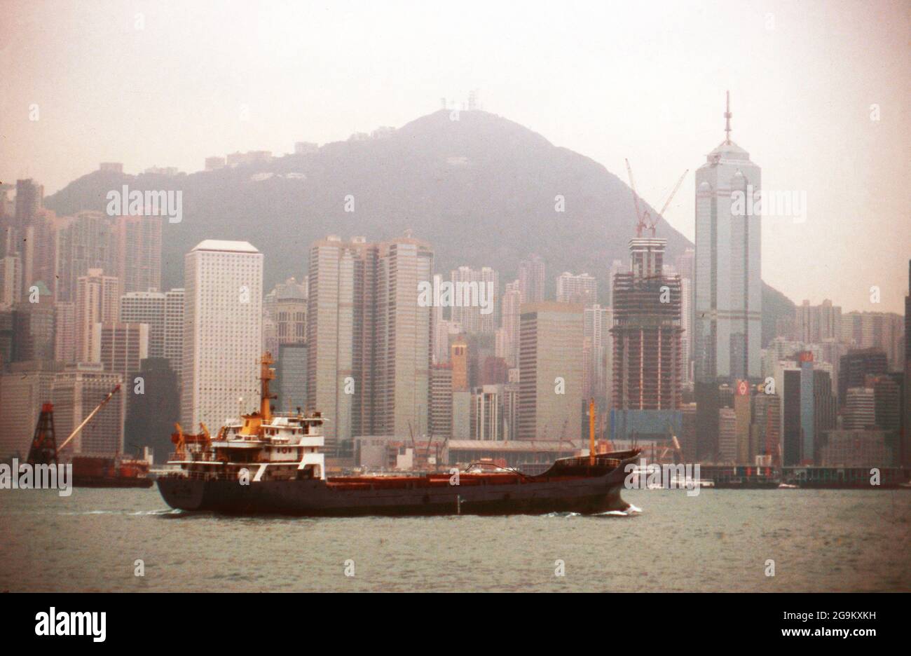 Skyline von Hongkong, China1998. Hong Kong skyline, China 1998 Stock ...