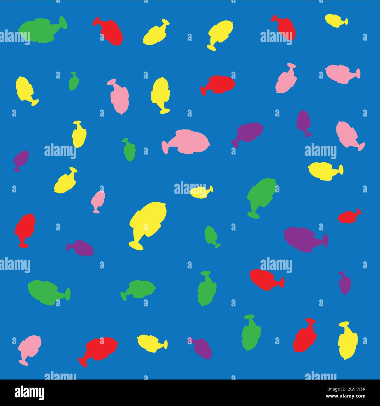 Mosaic aquarium Stock Vector Images - Alamy