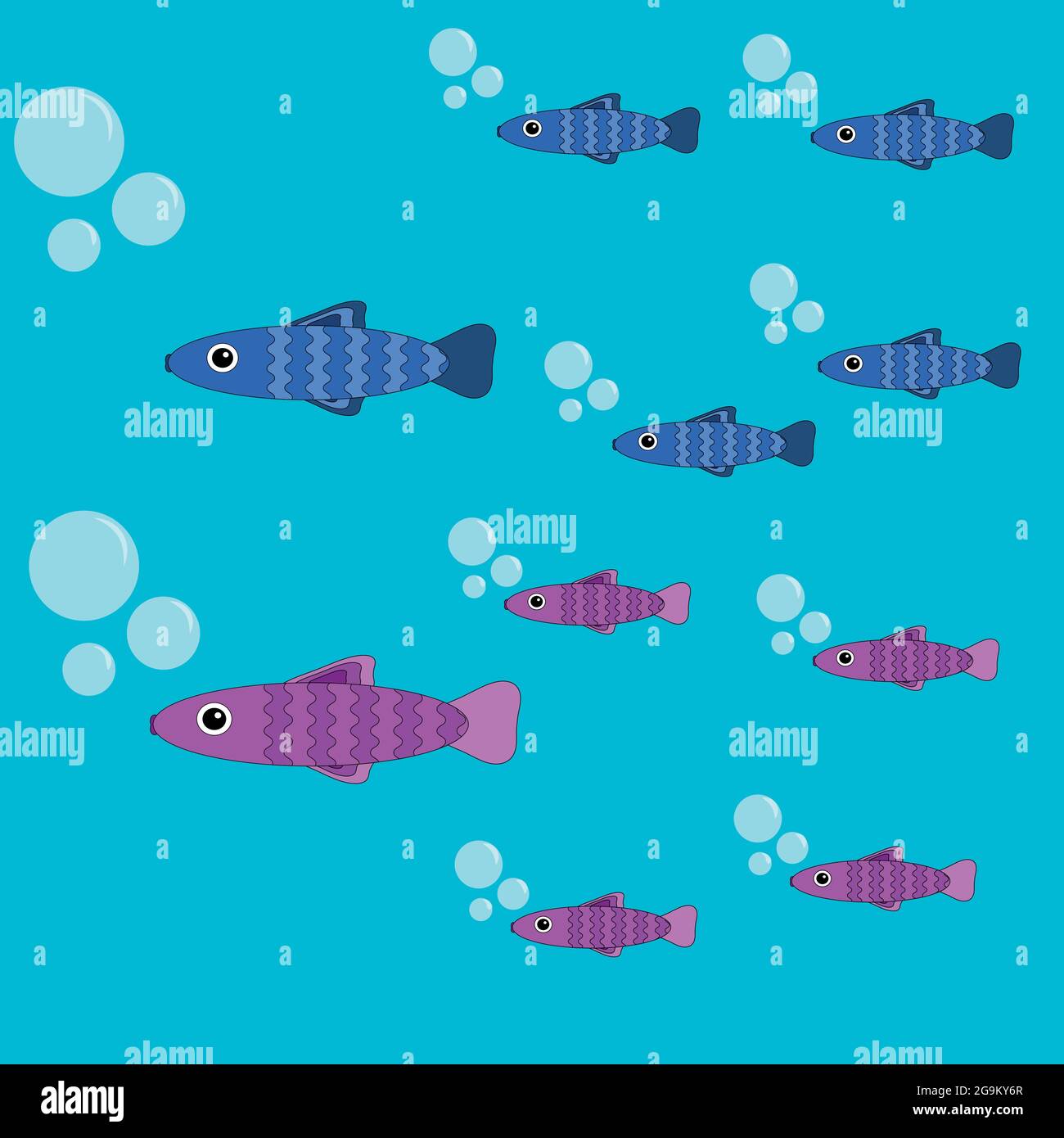 Floating species Stock Vector Images - Alamy