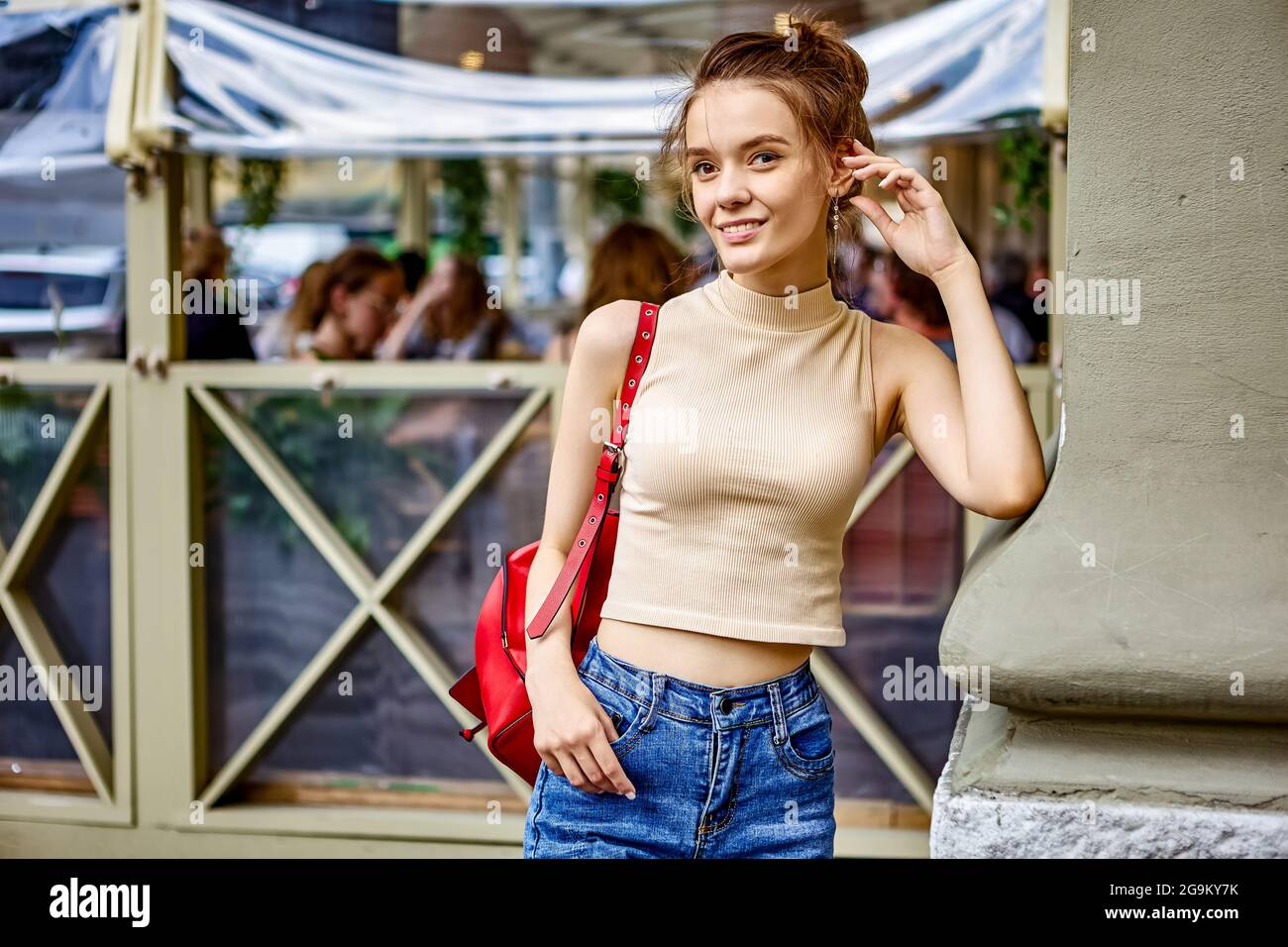 Graceful lady stands hi-res stock photography and images - Alamy