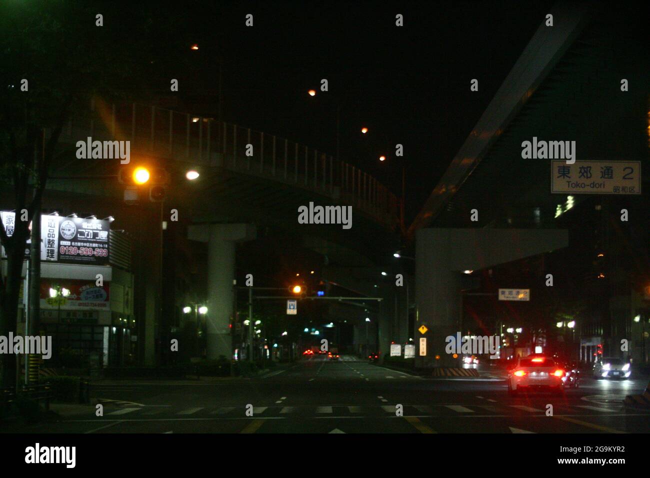 Night Drive - Japan Stock Photo - Alamy