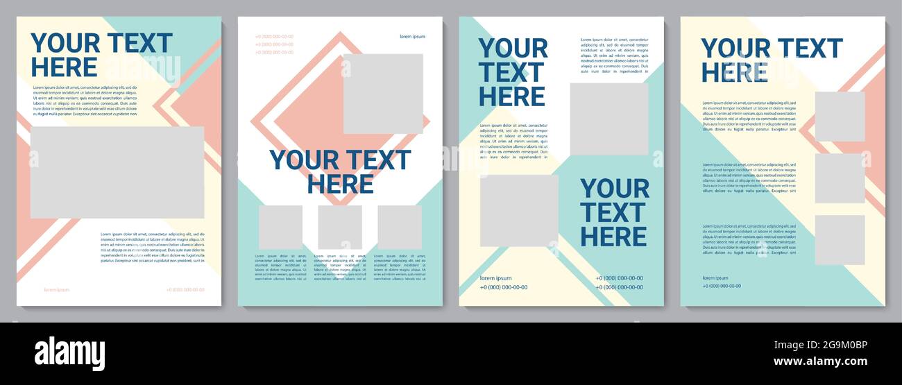 Customer service brochure template Stock Vector Image & Art - Alamy