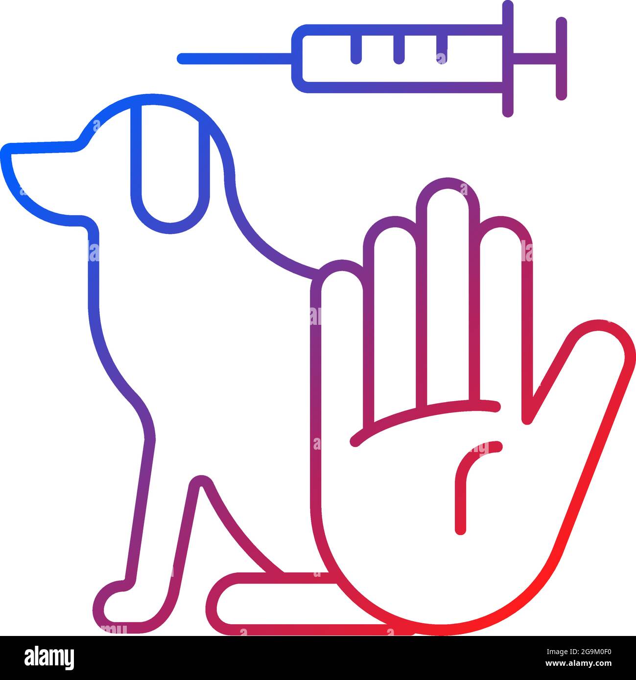 Animal research dog lab Stock Vector Images - Alamy