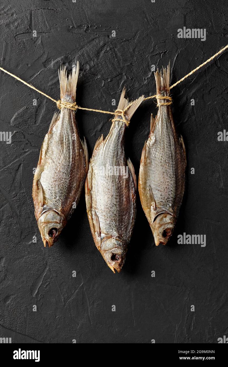 Dried salted roach fish hi-res stock photography and images - Alamy
