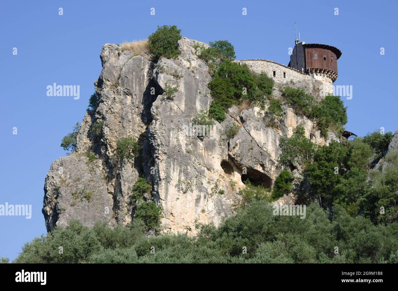 The castle of Petrele is one of the tourist locations close to Tirana ...