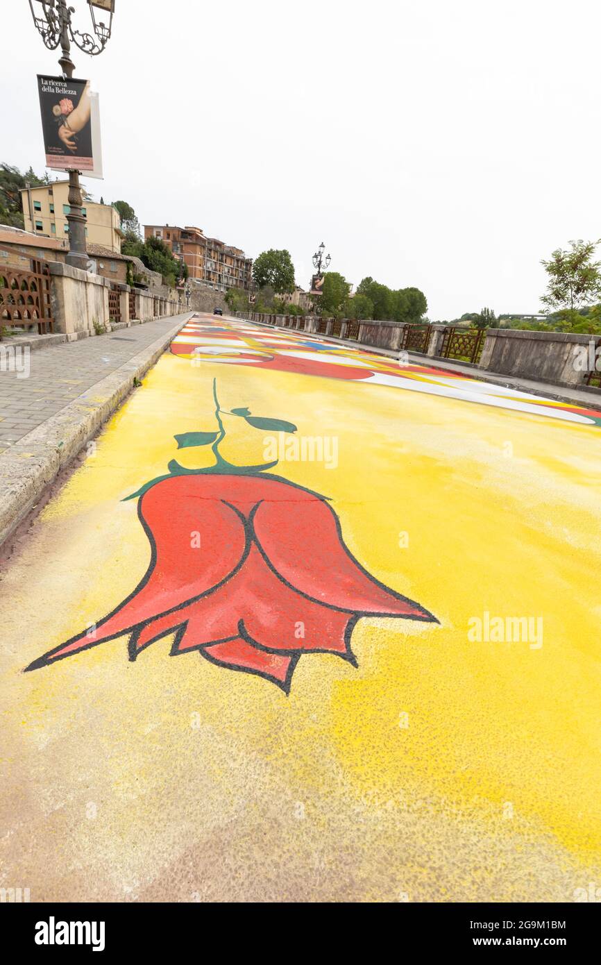 The images of the Bridge Painting night of Piazzarola Sestiere in ...