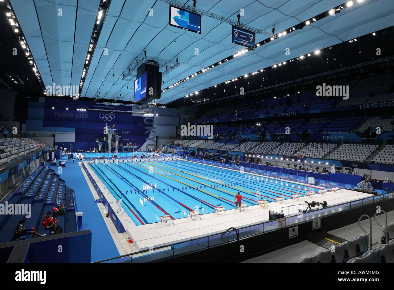 Tokyo, Japan. 27th July, 2021. General view Swimming : General view of ...