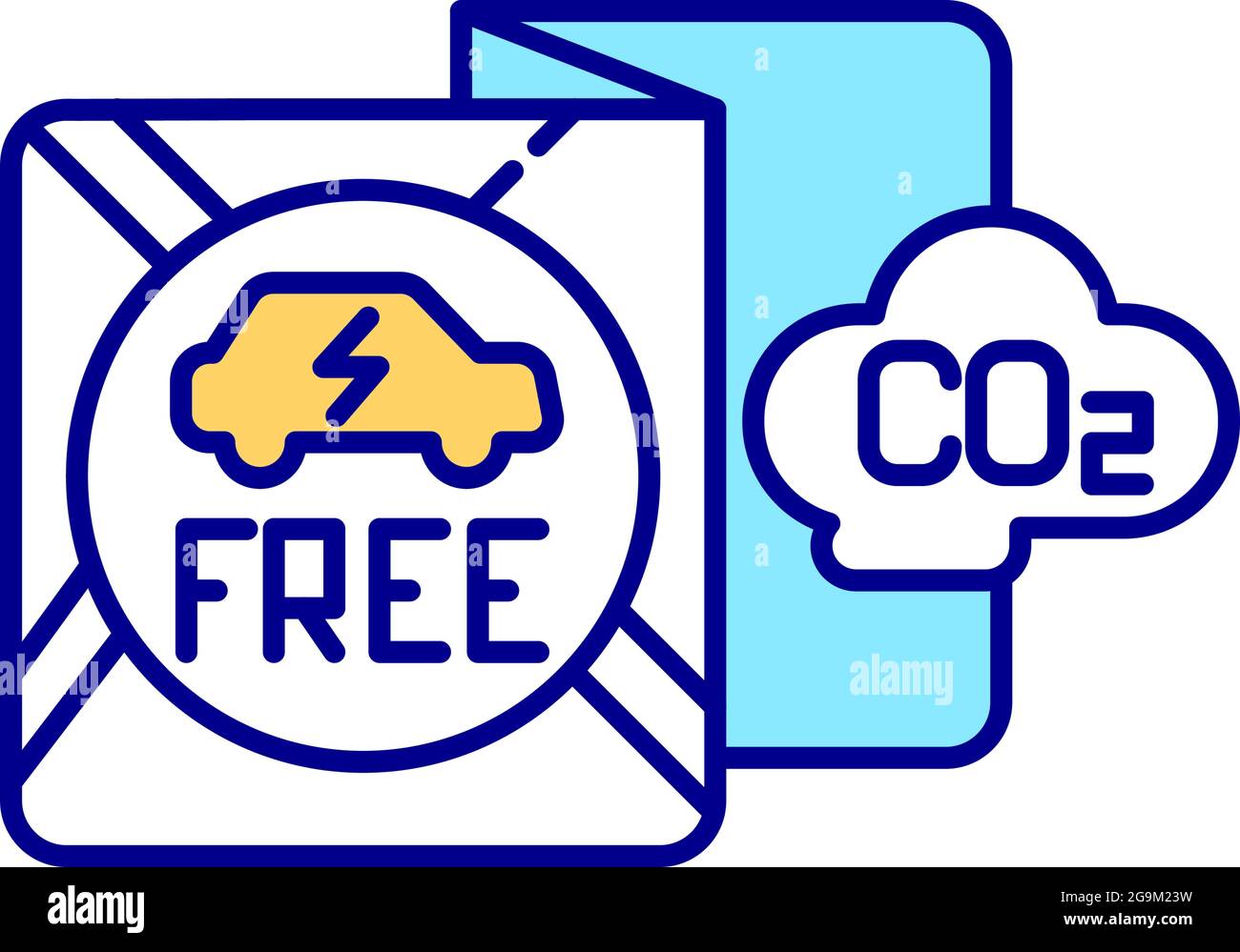 Eco transport RGB color icon Stock Vector Image & Art - Alamy