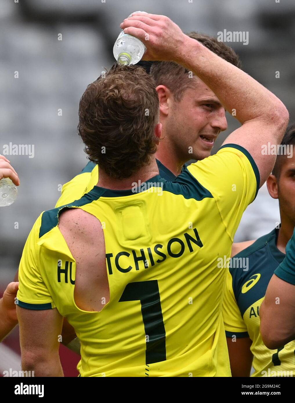 Tokyo, Japan. 27th July, 2021. Henry Hutchison (front) of Australia ...