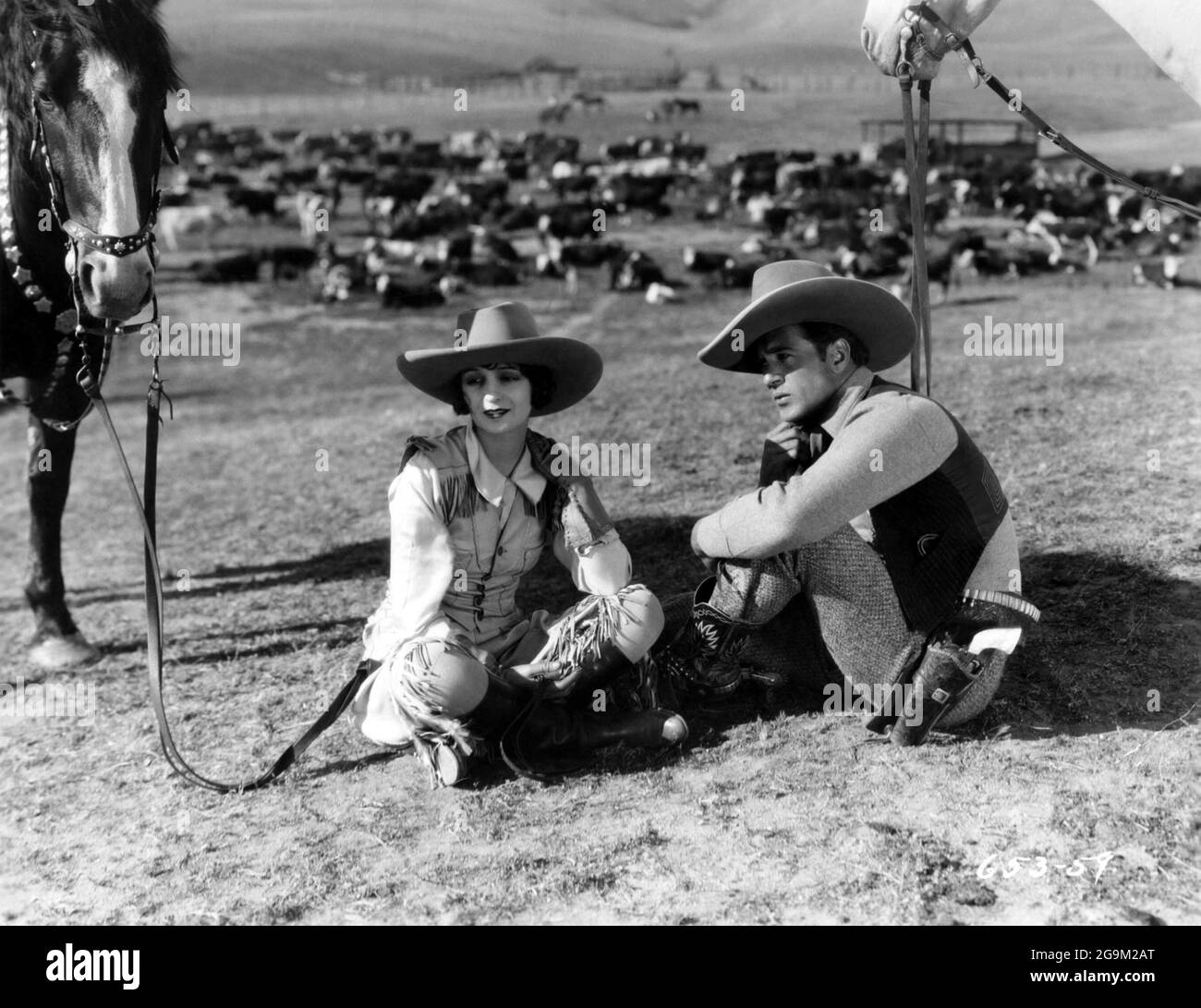 GARY COOPER and BETTY JEWEL in THE LAST OUTLAW (1927), directed by ...
