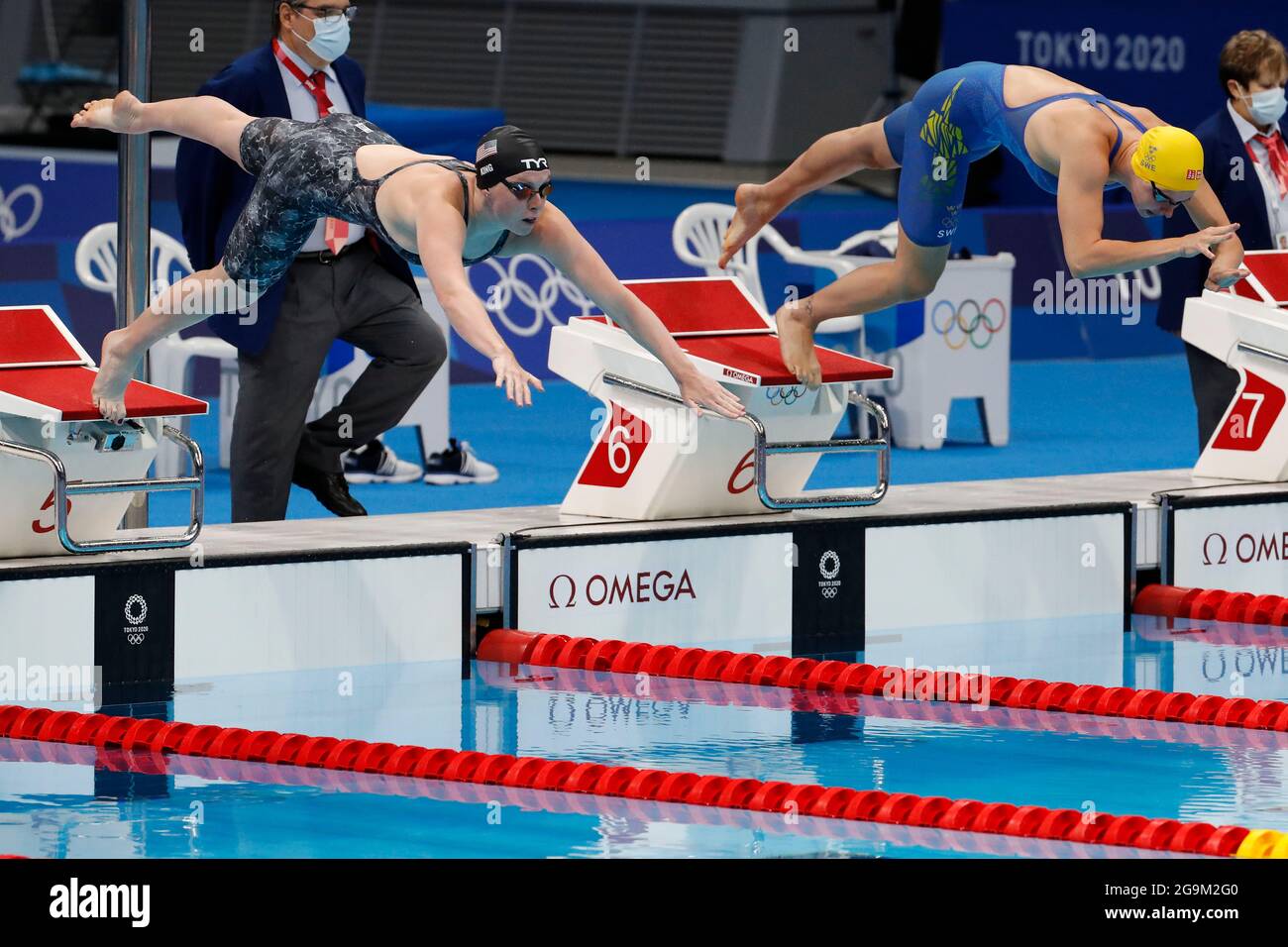 Tokyo, Japan. 27th July, 2021. Lilly King (USA) in the women's 100m ...