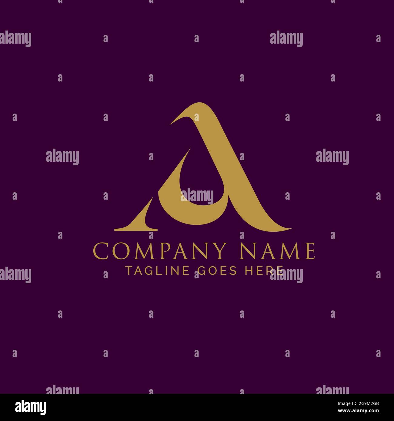 Combination Of Lowercase Letter A And Uppercase Letter A Stock Vector Combination Of Lowercase Letter A And Uppercase Letter A Stock Vector