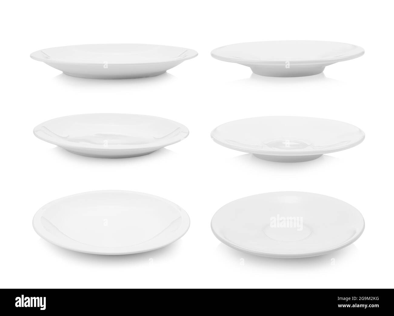plate on white background Stock Photo - Alamy