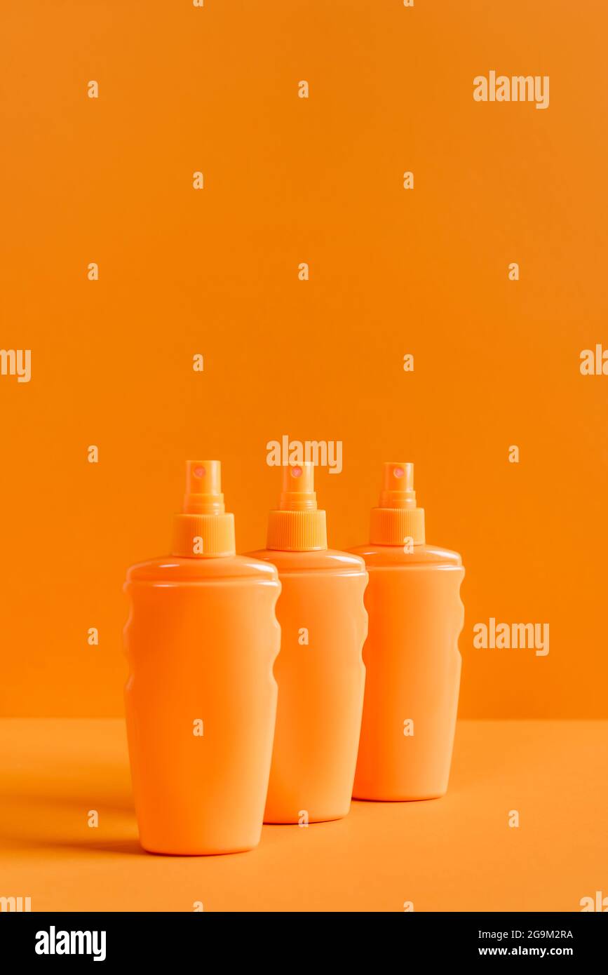 Sun cream bottles hi-res stock photography and images - Alamy