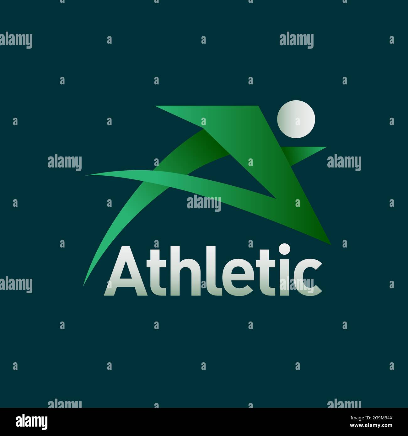 A logo. letter based letter A logo design. Athletic icon Stock Vector ...