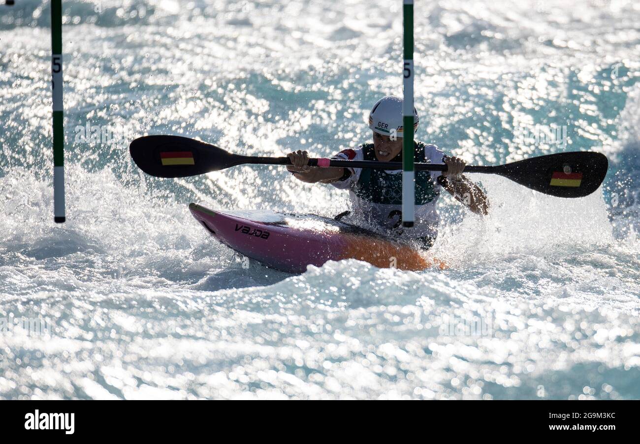 Tokyo, Japan. 27th July, 2021. Ricarda Funk of Germany competes during ...