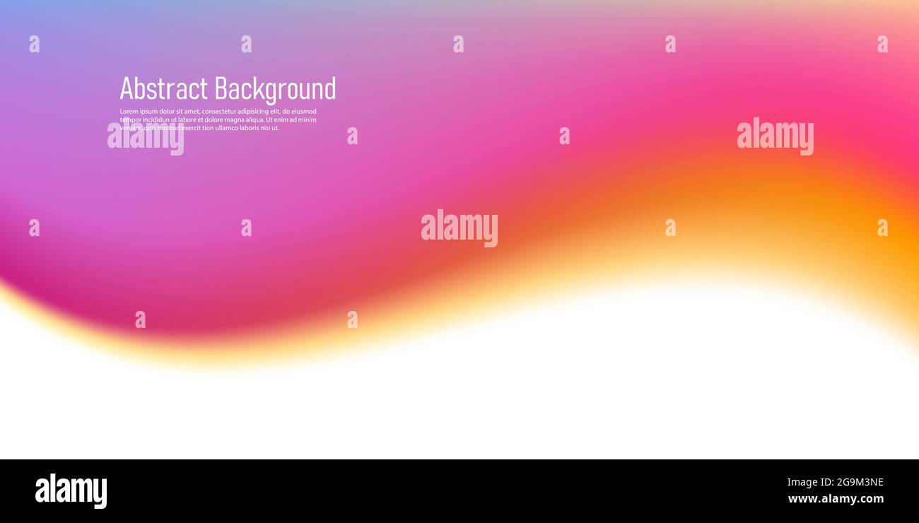 Fluid wave watercolor gradient shap, soft smooth curve graphic element ...