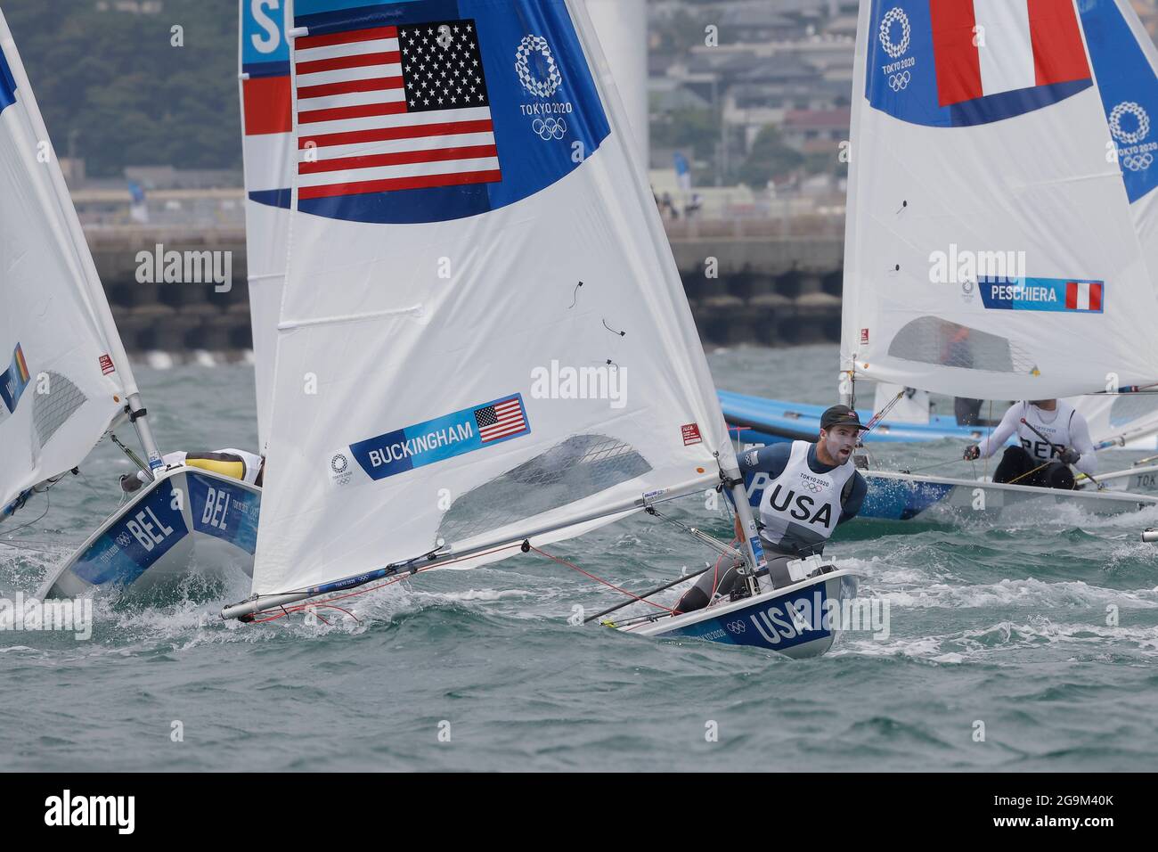 Kanagawa, Japan. 26th July, 2021. BUCKINGHAM Charlie (USA) Sailing ...