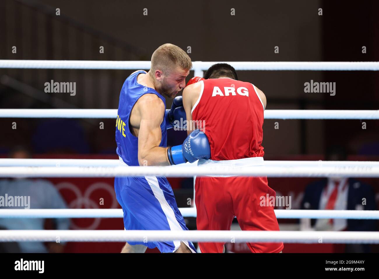 Tokyo, Japan. 26th July, 2021. VERON Francisco Daniel (ARG) in red ...