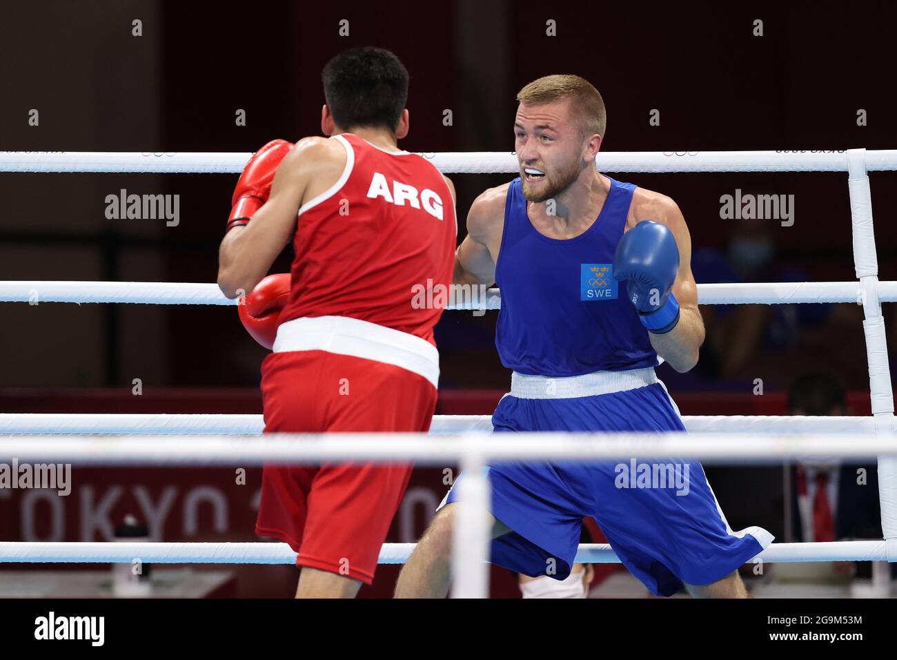 Tokyo, Japan. 26th July, 2021. VERON Francisco Daniel (ARG) in red ...