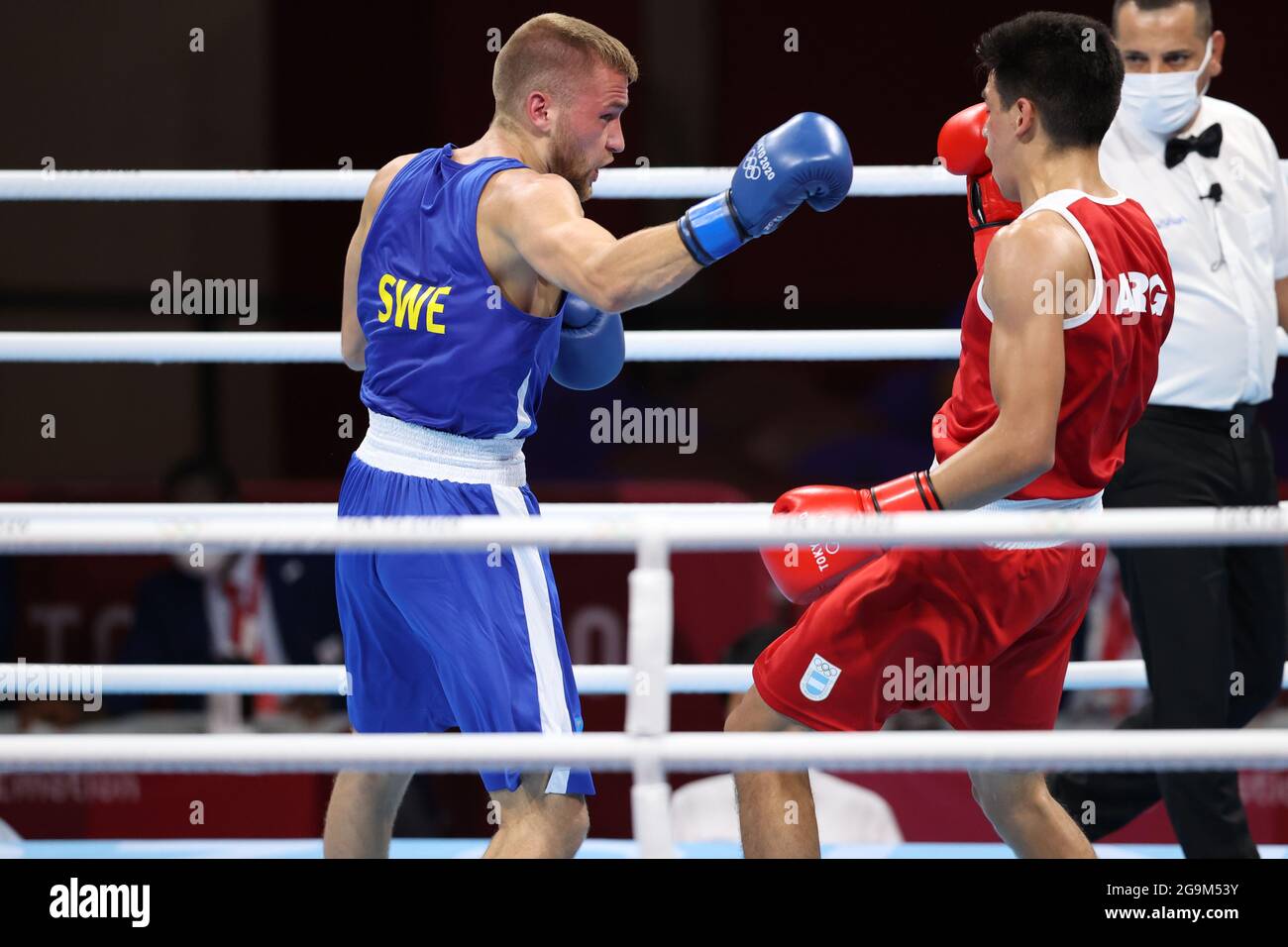Tokyo, Japan. 26th July, 2021. VERON Francisco Daniel (ARG) in red ...