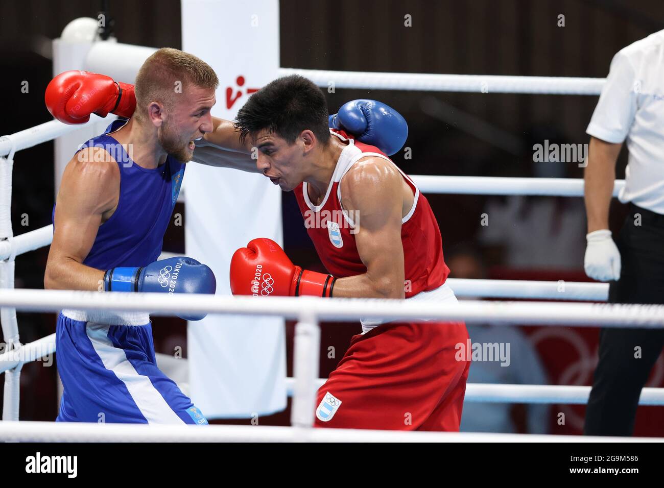 Tokyo, Japan. 26th July, 2021. VERON Francisco Daniel (ARG) in red ...